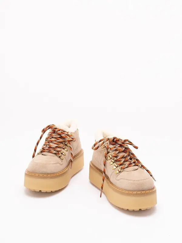 Prada Suede Lace-up Shoes - Multicolor