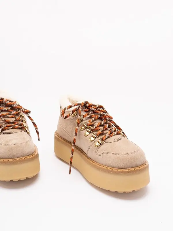 Prada Suede Lace-up Shoes - Multicolor