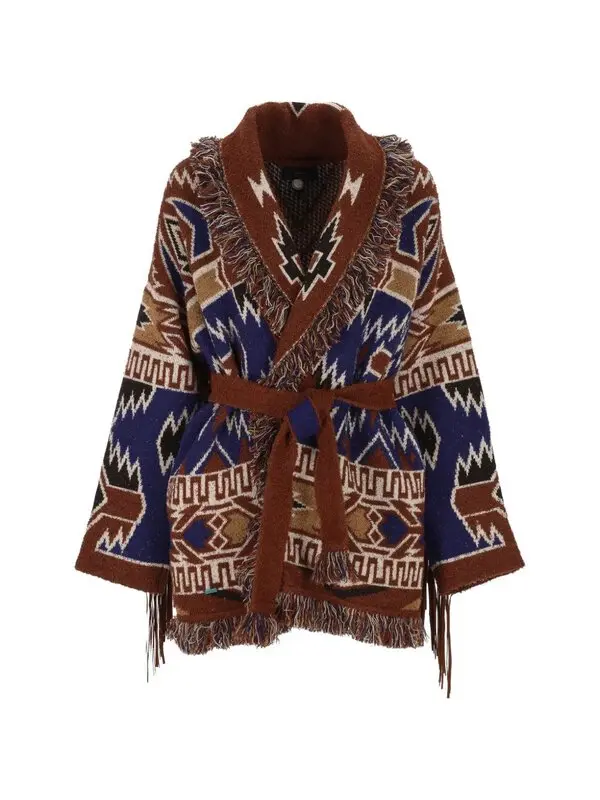 Alanui The Amazing Journey Cardigan - Beige