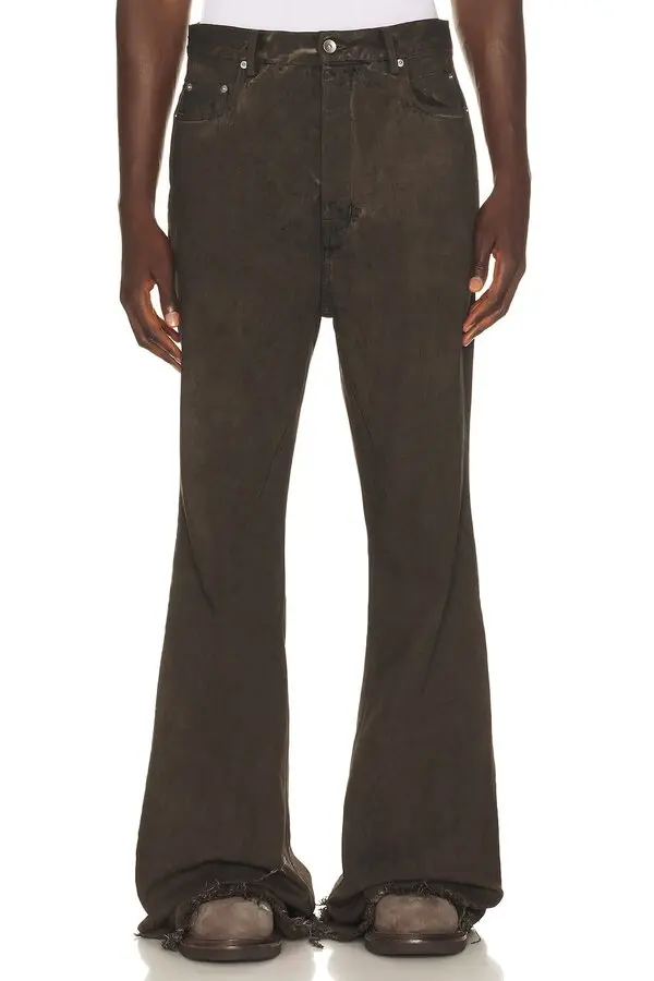 Rick Owens Bolan Bootcut In Brown
