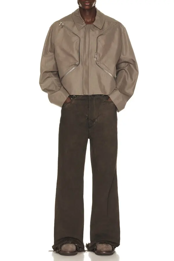 Rick Owens Bolan Bootcut In Brown