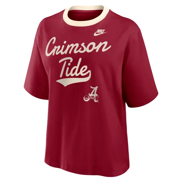 Nike Alabama Legacy Fight Song Boxy College T-shirt - Red