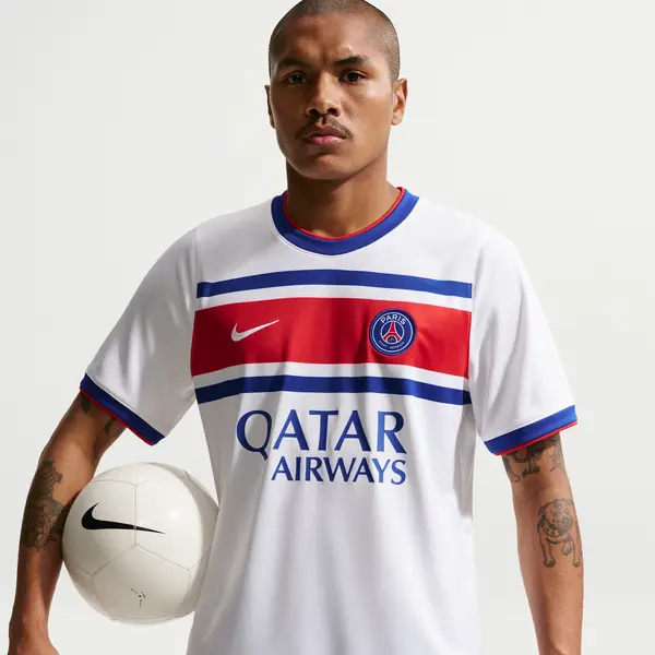 Nike Paris Saint-germain Home Dri-fit Soccer Pre-match Top