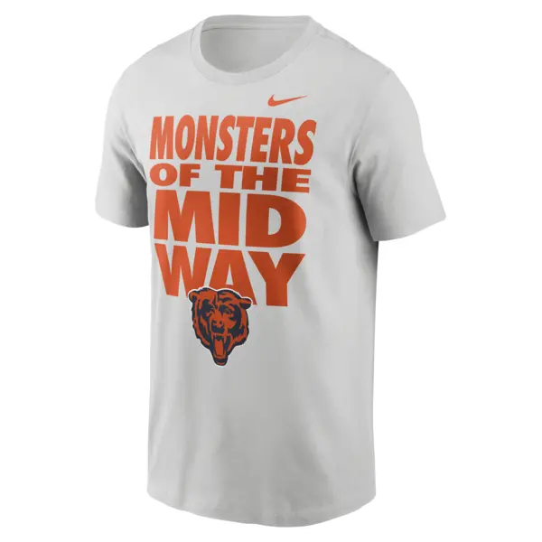 Nike Chicago Bears Essential Nfl T-shirt - Grey