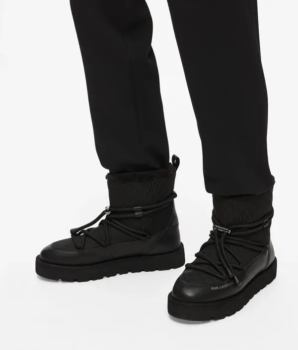 Karl Lagerfeld Thermo Lace-detail Boots