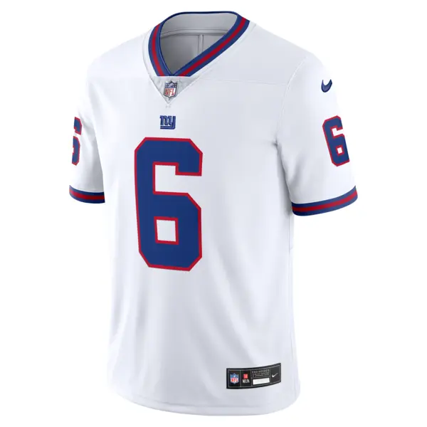 Nike Jaxson Dart New York Giants Dri-fit Nfl Limited Jersey - White