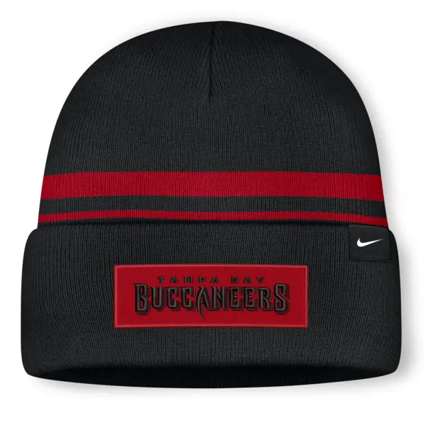 Nike Tampa Bay Buccaneers Primetime Utility Nfl Cuffed Beanie - Black