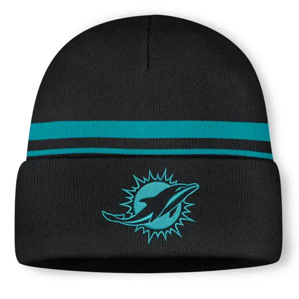 Nike Miami Dolphins Primetime Utility Nfl Cuffed Beanie - Black