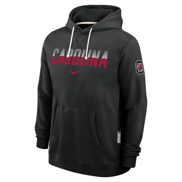Nike South Carolina Sideline Standard Issue Dri-fit College Pullover Hoodie - Black