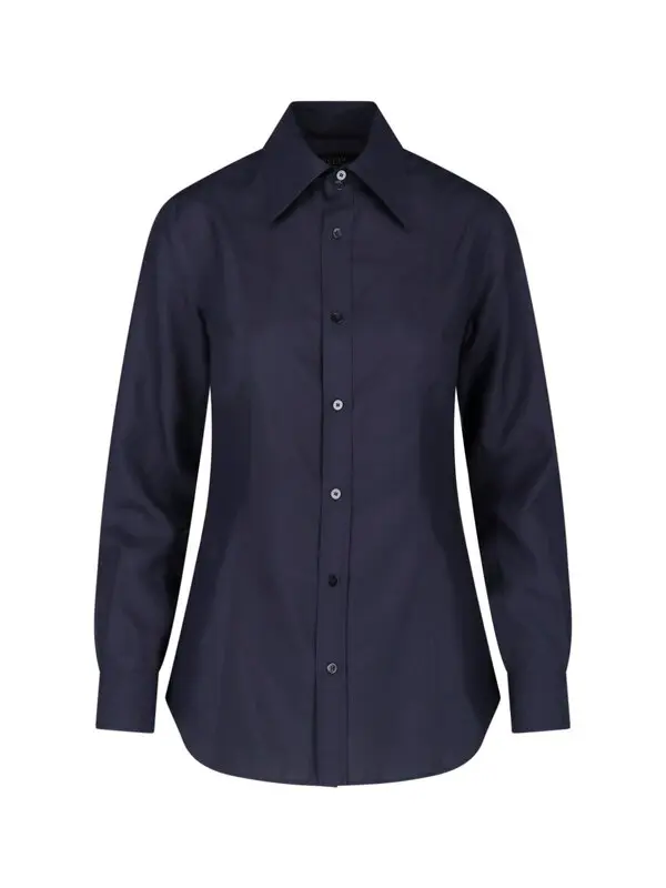Gucci Silk Poplin Shirt - Blue