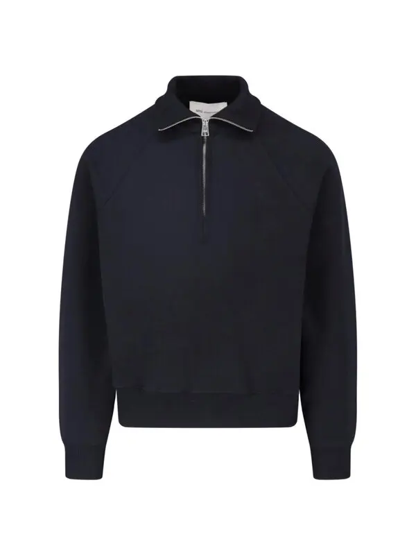 AMI Paris Cotton Zip Hoodie