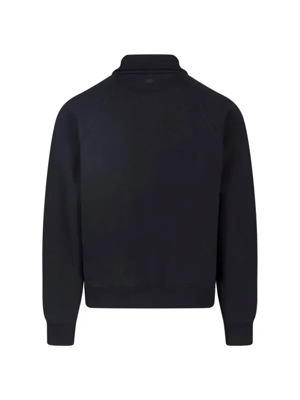AMI Paris Cotton Zip Hoodie