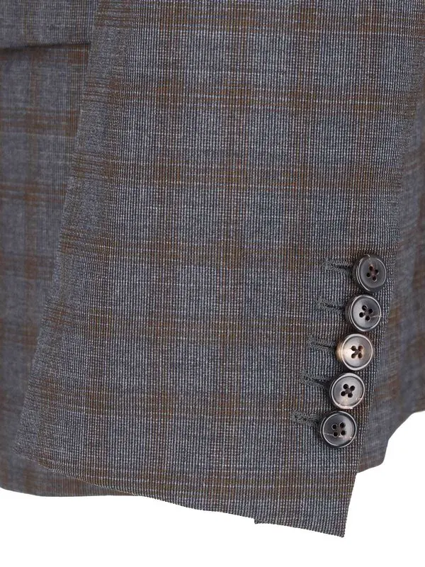 Dries Van Noten Double-breasted Checkered Blazer
