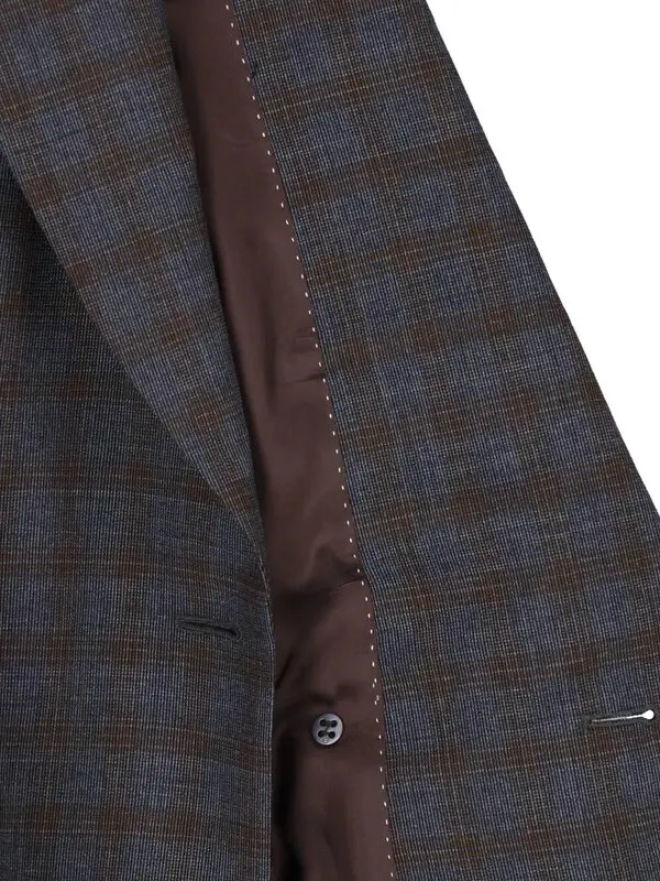 Dries Van Noten Double-breasted Checkered Blazer