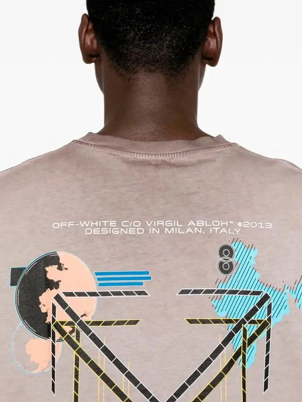 Off-White Archigeography 3 Arrow` `t-shirt