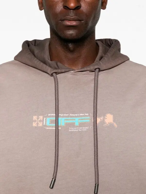 Off-White Archigeography 3 Arrow Skate` Hoodie