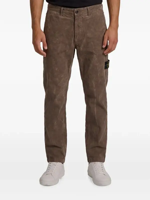 Stone Island Corduroy Garment Dyed `terra` Pants