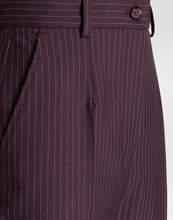 Dolce & Gabbana Pinstripe Wool Trousers