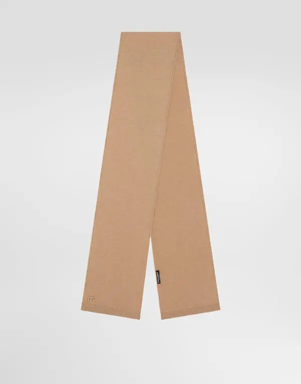 Dolce & Gabbana Virgin Wool Scarf - Beige