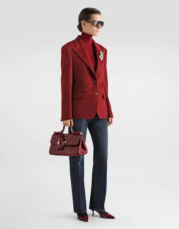Dolce & Gabbana Ribbed Cashmere Turtleneck Pullover