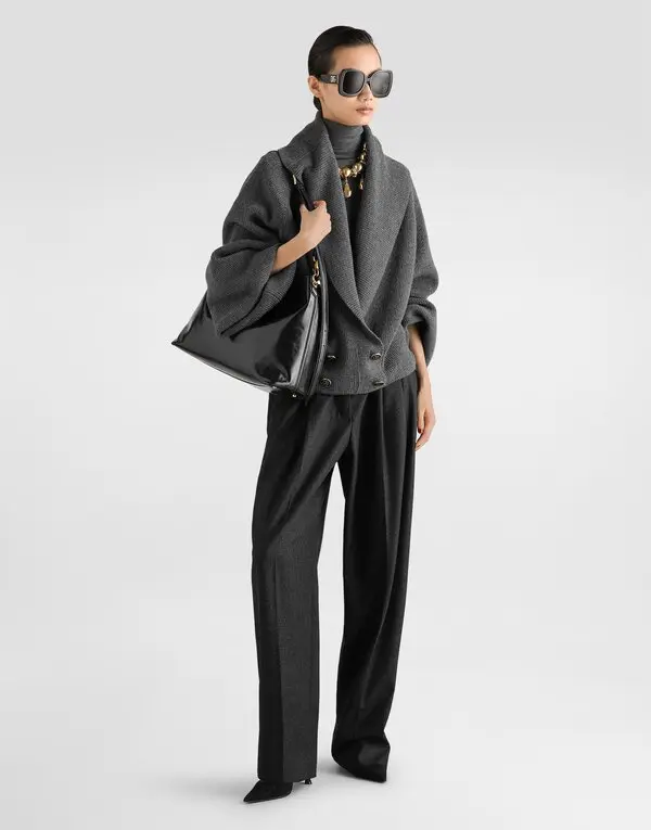 Dolce & Gabbana Half English Rib Knit Cardigan