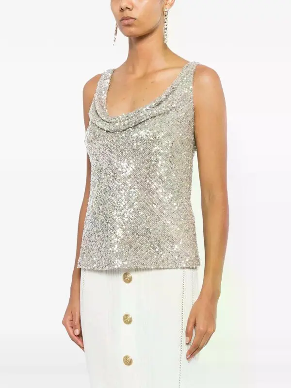 Naeem Khan Sequin-embellished Top