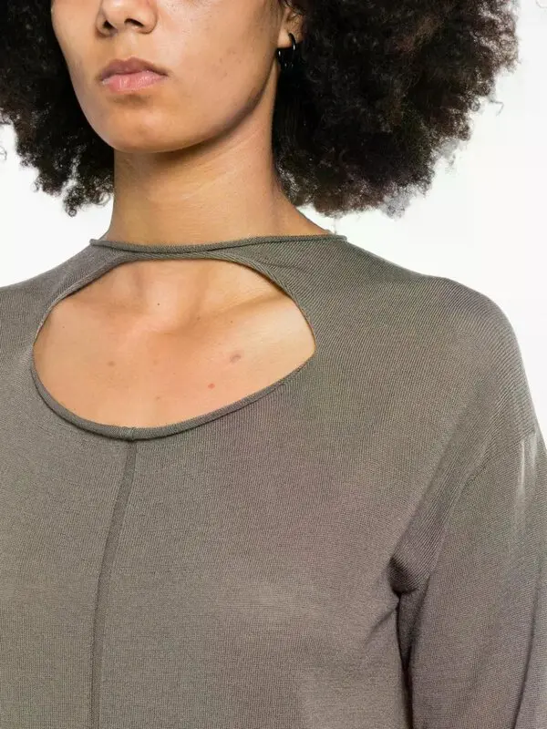 Rick Owens Slashed T-shirt