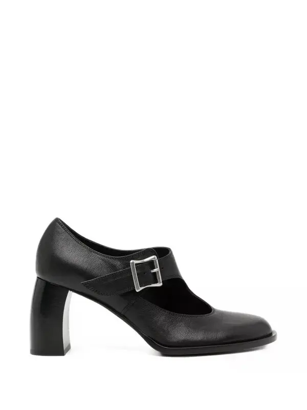 ANN DEMEULEMEESTER 80mm Buckle-fastening Leather Pumps
