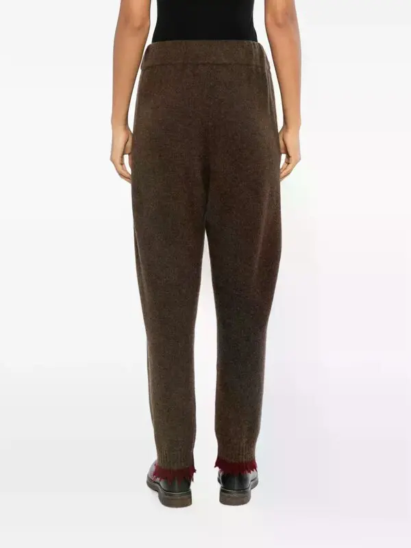 UMA WANG Drawstring Frayed-hem Trousers