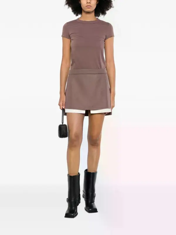 Rick Owens Cropped Level T-shirt - Purple