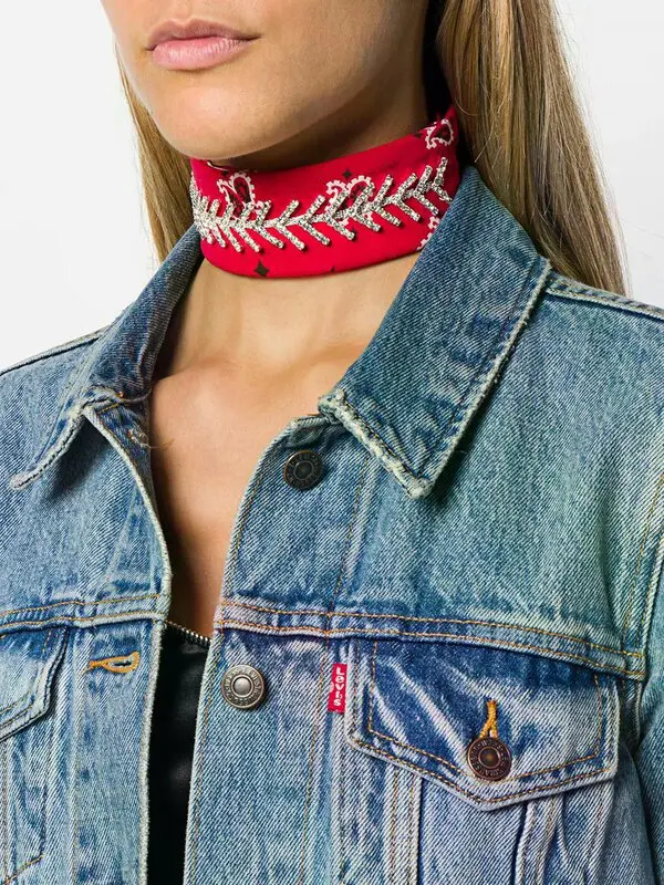 Fallon Jewel Embellished Bandana Choker