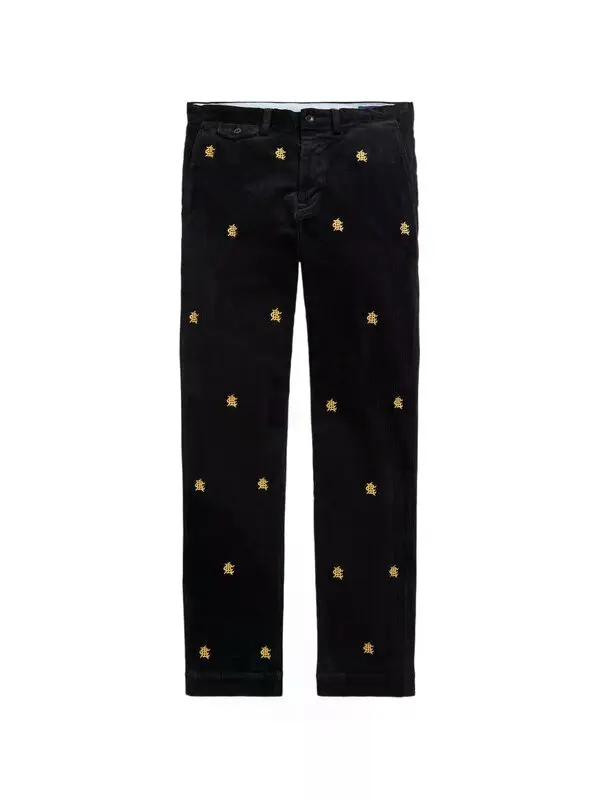 Polo Ralph Lauren Bedford Straight Fit Corduroy Trousers - Black