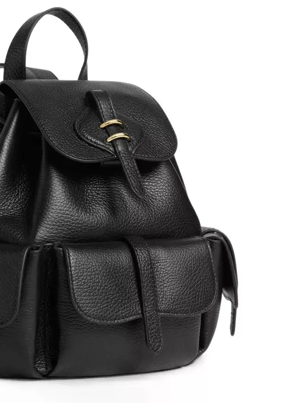 COCCINELLE Medium Mavery Grained Leather Pocket-detail Backpack