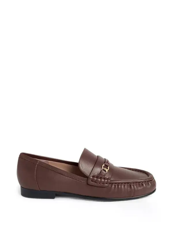 COCCINELLE C-easy Logo-plaque Leather Loafers