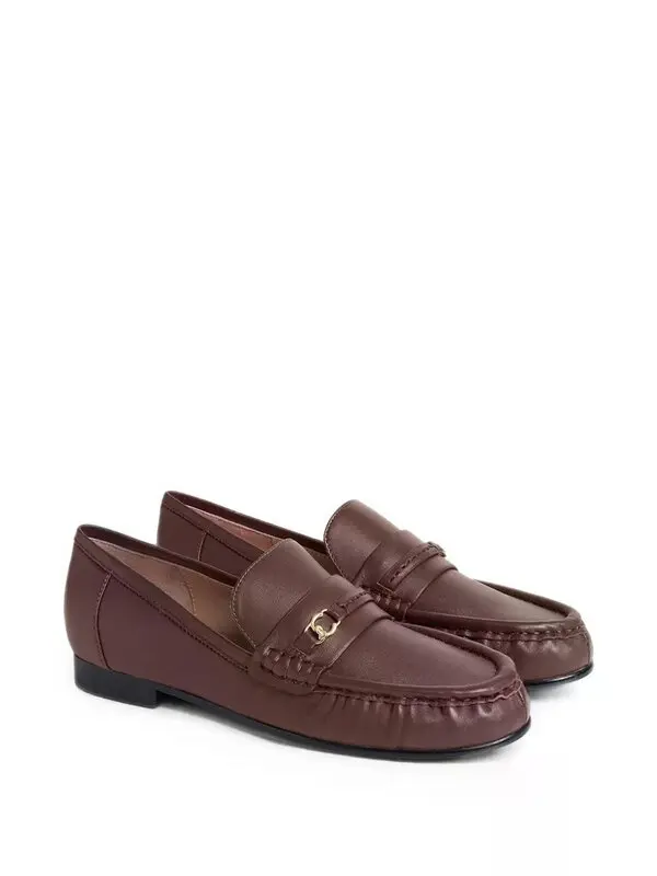 COCCINELLE C-easy Logo-plaque Leather Loafers