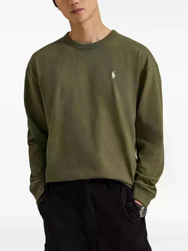 Polo Ralph Lauren Relaxed Fit Jersey Long-sleeve T-shirt - Green