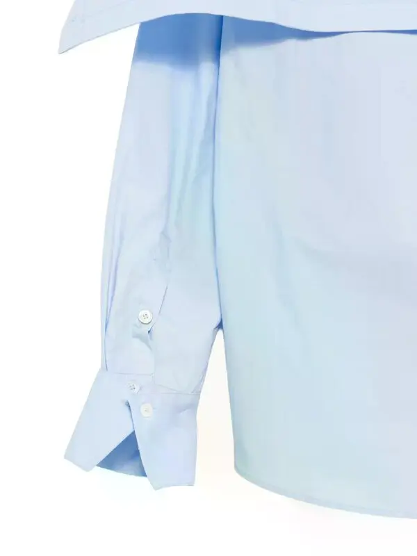 7 For All Mankind Cape-panel Long-sleeve Shirt
