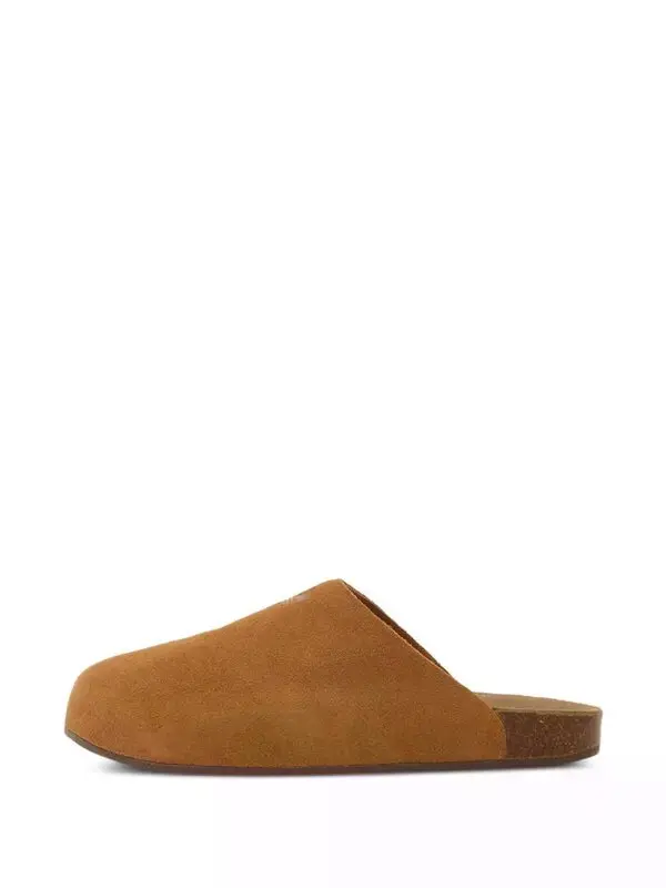 Adidas Adimule Suede Mules - Orange