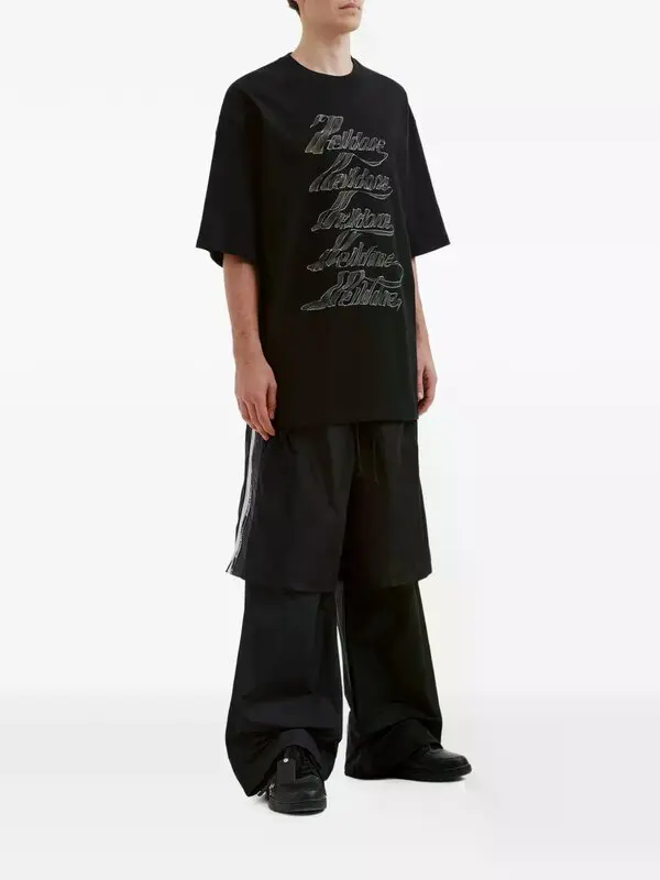 We11Done Logo-print Oversized T-shirt