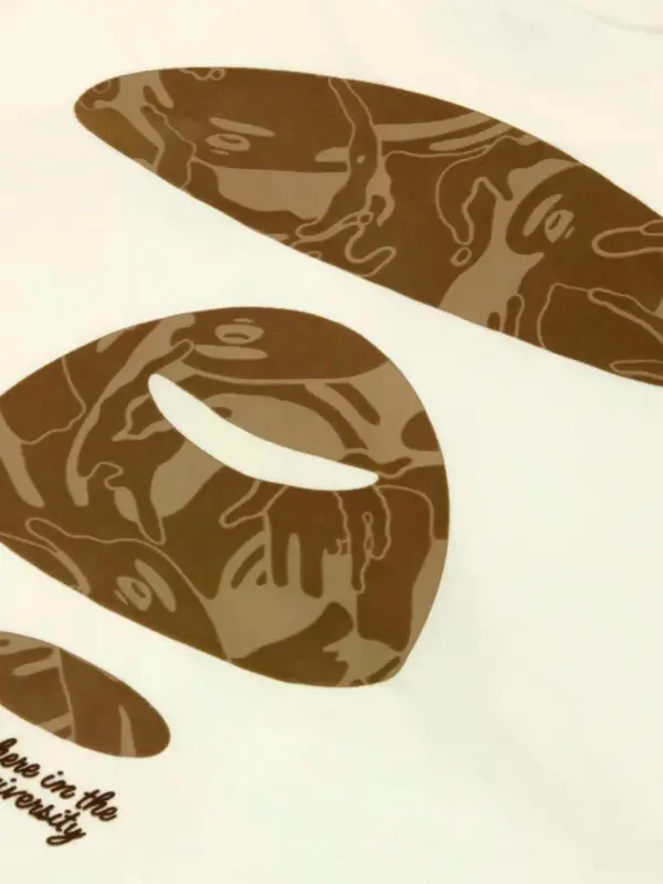 AAPE BY *A BATHING APE Logo-embroidered Camouflage-print T-shirt