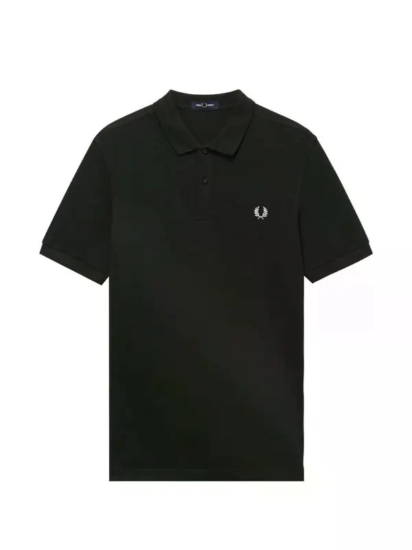 Fred Perry Laurel-embroidered Polo Shirt - Green