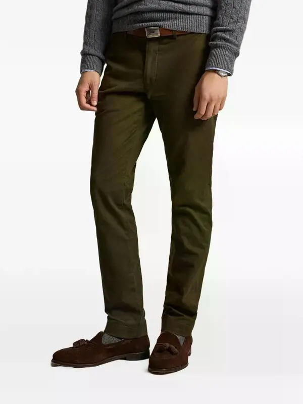 Polo Ralph Lauren Greenwich Slim Fit Stretch Chino Trousers - Green