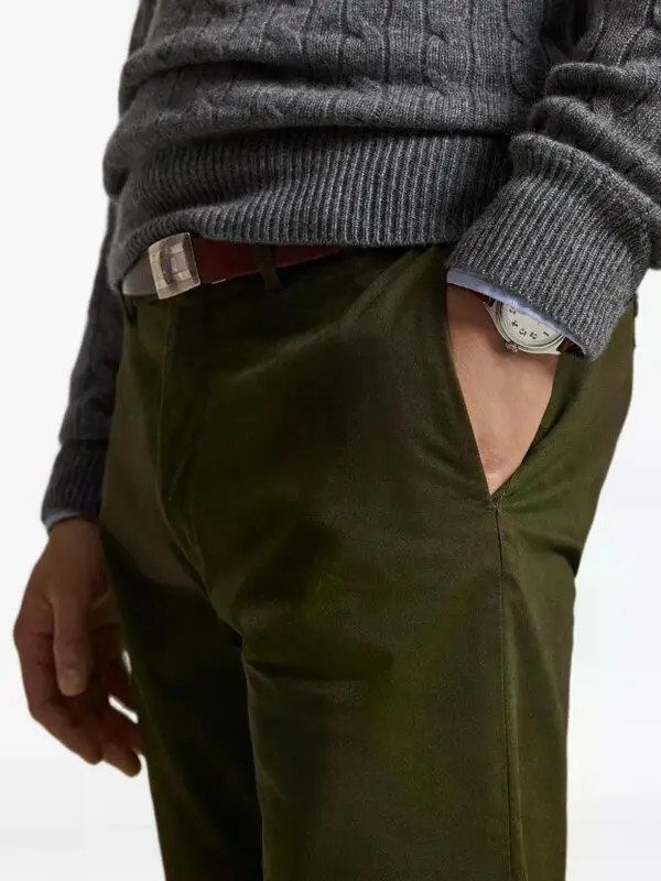 Polo Ralph Lauren Greenwich Slim Fit Stretch Chino Trousers - Green