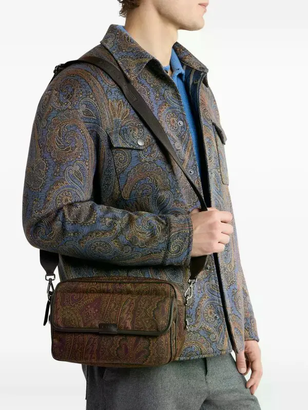 Etro Large Arnica Paisley-print Shoulder Bag
