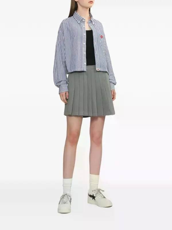 APEE™ BY *A BATHING APE® Heart-patch Striped Shirt