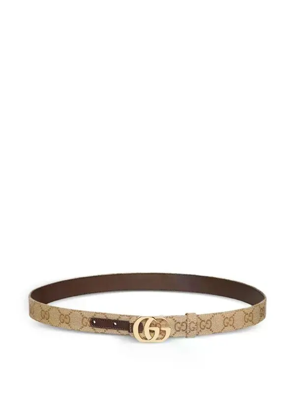 Gucci Cut Gg Marmont Reversible Belt - Neutrals