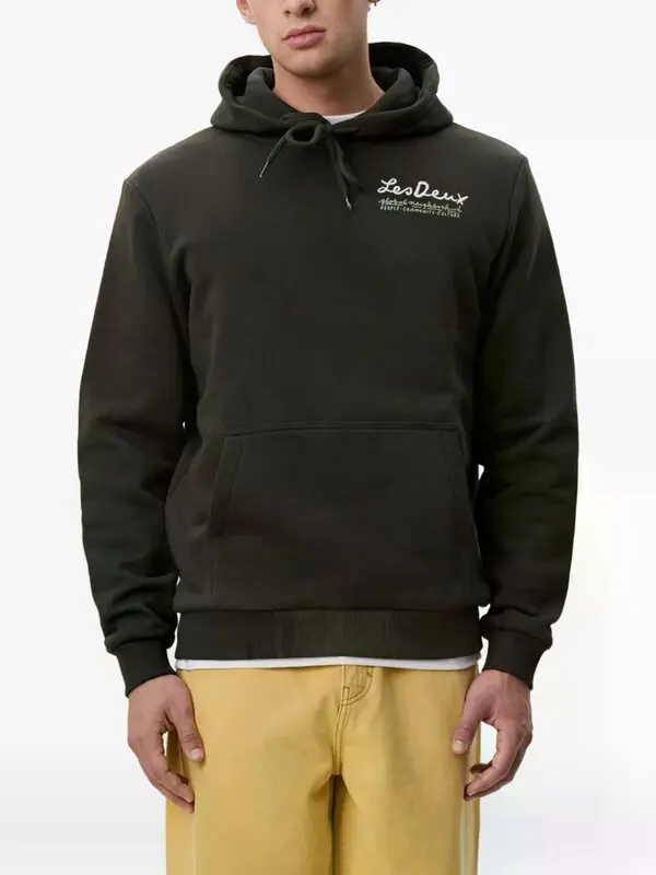 LES DEUX Rural Graphic-print Drawstring Hoodie