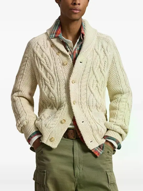 Polo Ralph Lauren Cable-knit Shawl-collar Cardigan