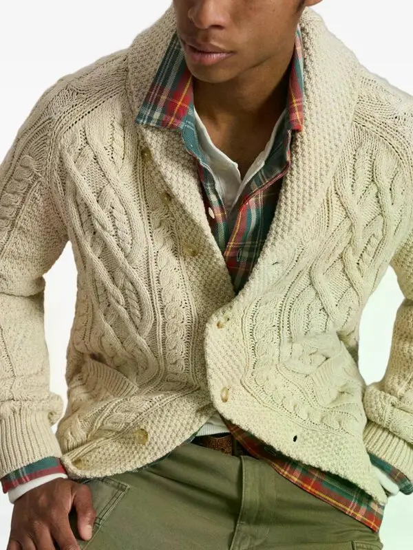 Polo Ralph Lauren Cable-knit Shawl-collar Cardigan