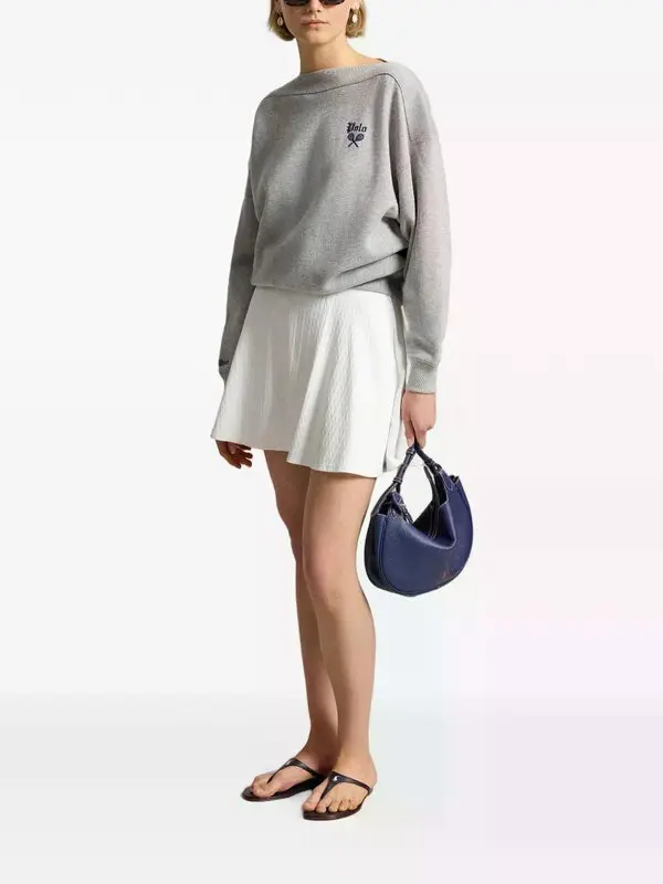 Polo Ralph Lauren Bateau-neck Logo-embroidered Sweater